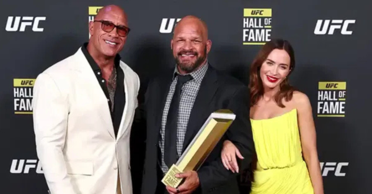 Emily Blunt and Rock celebrate the human struggle behind MMA in the UFC ...