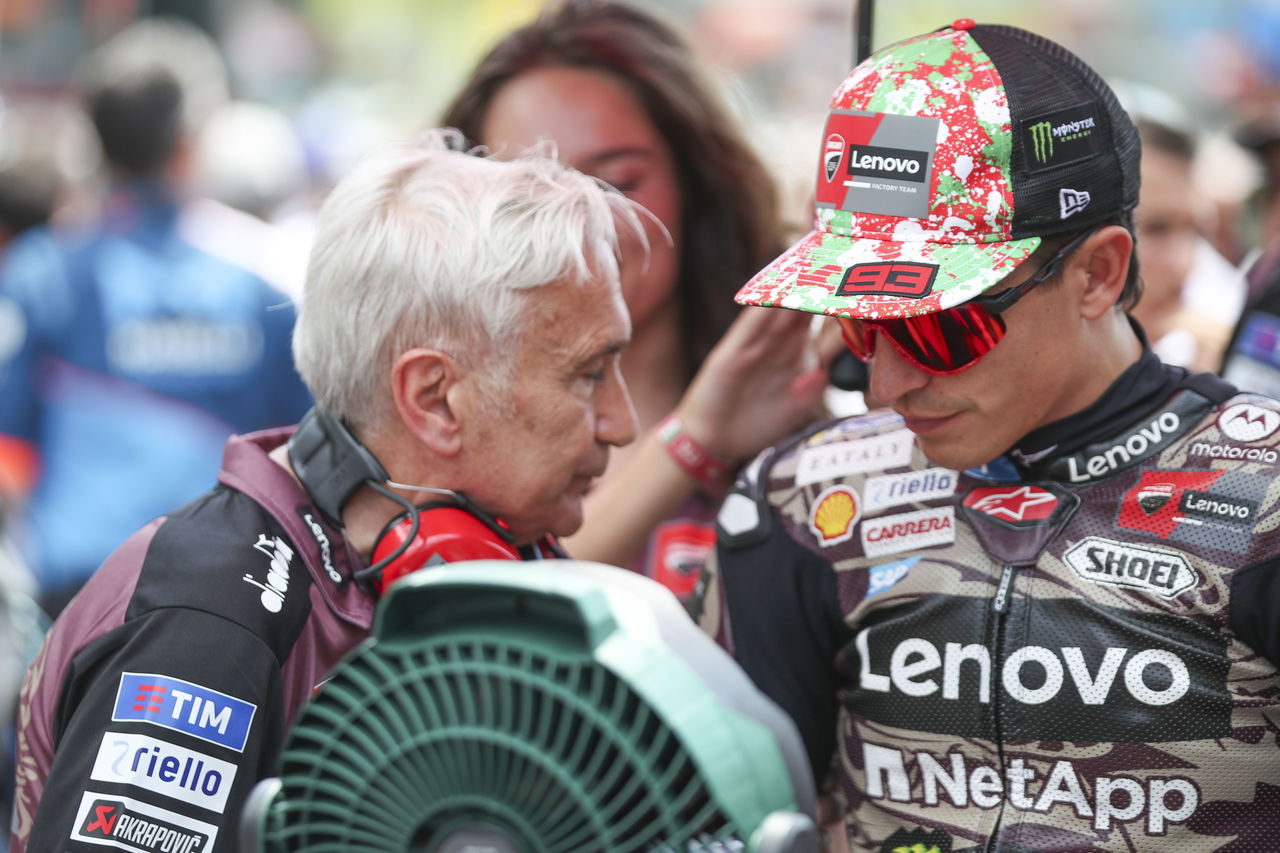 Mark Marquez: Davide Tardozzi: "Really good team manager, he was defending me."